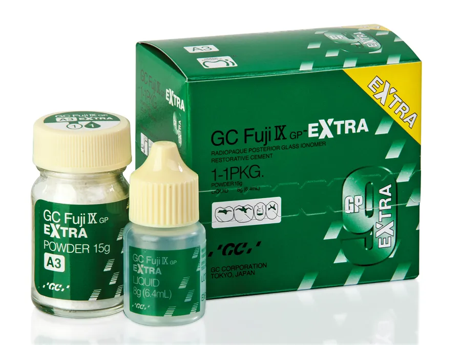 GC Fuji IX GP EXTRA, 1-1 Pack, A3 (15g Powder, 6.4ml Liquid), EEP ...