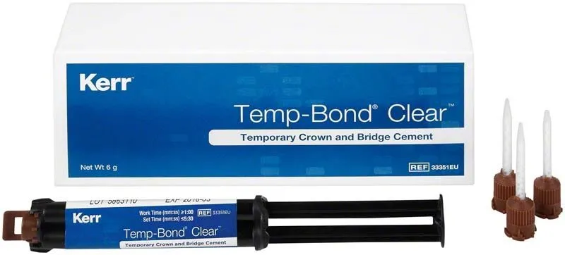 Tempbond Clear Automix 7 g + 10ks mích. kanyly hnědé | ESHOP SMRČEK Z-CON